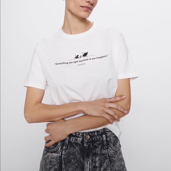 Zara | Tops | Zara Disney Lion King Print Tshirt | Poshmark